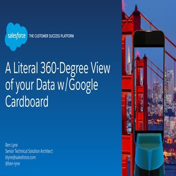 A Literal 360-Degree View of Your Data with Google Cardboard | PDF