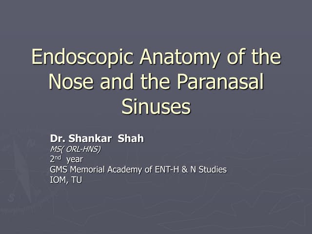 All about uncinate process of nose and paranasal sinuses | PPTX