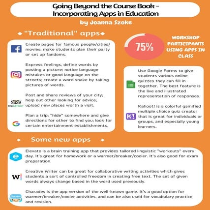 Going Beyond the Course Book - Incorporating Apps in Education | PDF