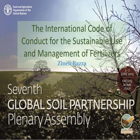 International Code of Conduct for the Sustainable Use and Management of ...