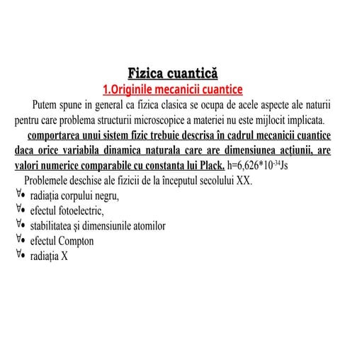 4-1-originile-mecanicii-cuantice lkojikol | PPT