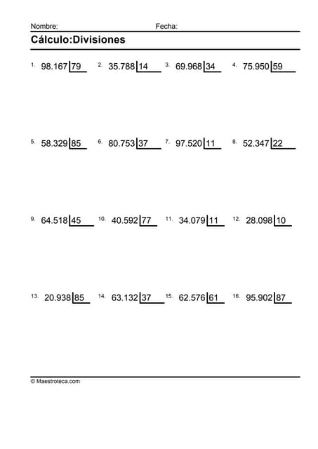 Dividir Por Tres Cifras