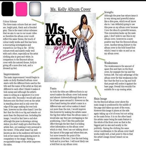 Kelly Rowland Analysis | PPT