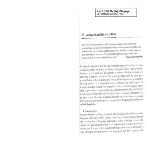 Language, Society and Culture | PPT