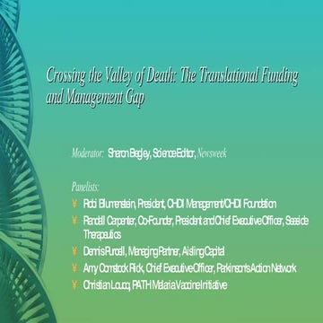 Valley of Death CAN Briefing Slides | PPT