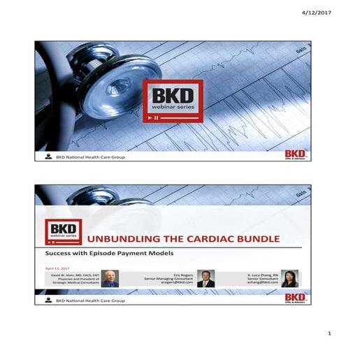 Unbundling the Cardiac Bundle – Success with Episode Payment Models | PDF