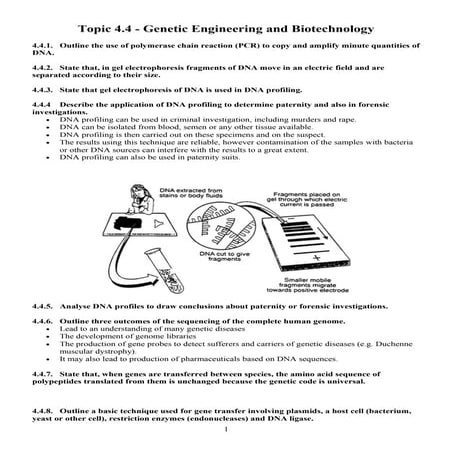 4.4 genetic engineering & biotechnology notes | PDF