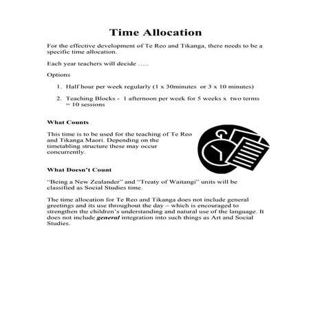 4. time allocation | PDF