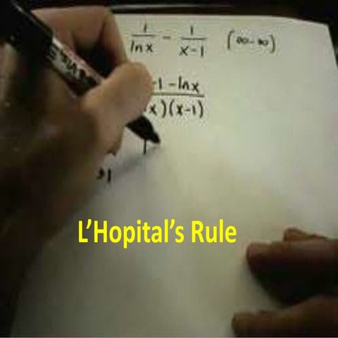 4.4 l'hopital's rule | PPTX