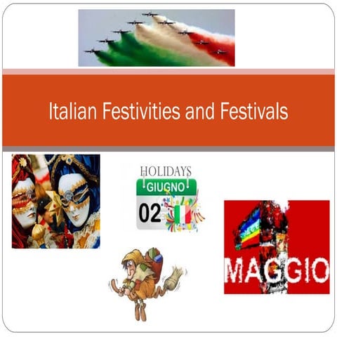 Italian festivities and festivals | PPT