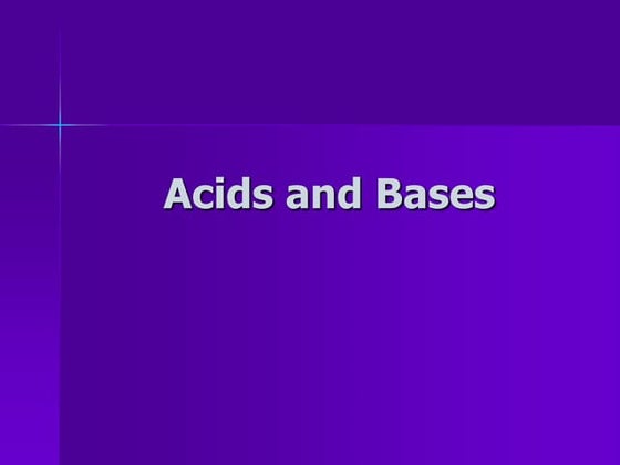 Theories of acid and base | PDF | Chemistry | Science