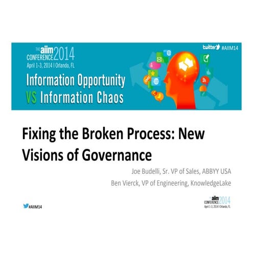 Fixing the Broken Process | PDF
