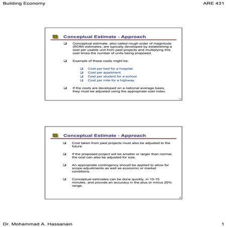 4.1 conceptual estimates | PDF