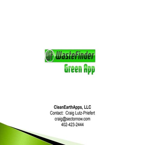 WasteFinder Green App | PPTX