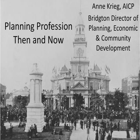 Planning Profession history and contemporary | PDF