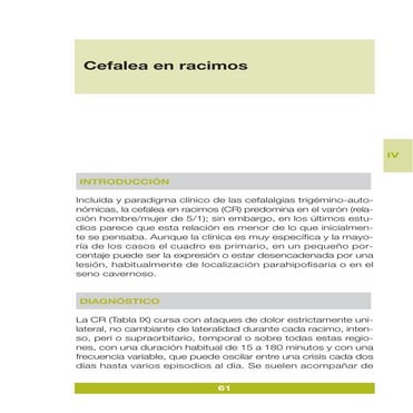 Cefalea en racimos | PDF