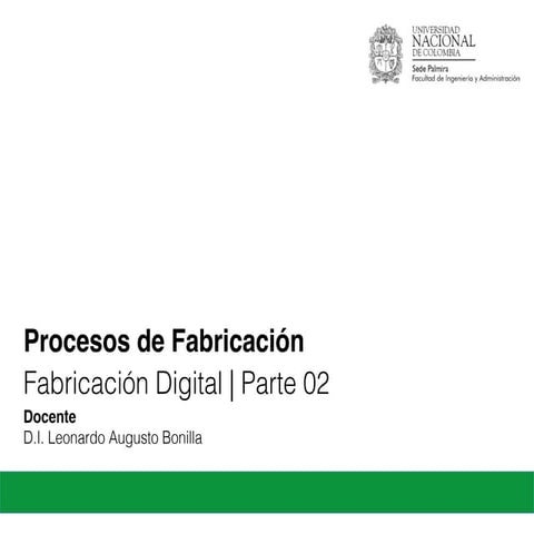 Fabricación Digital: Procesos CAM | PDF