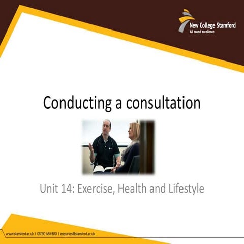 Conducting a consultation | PPTX