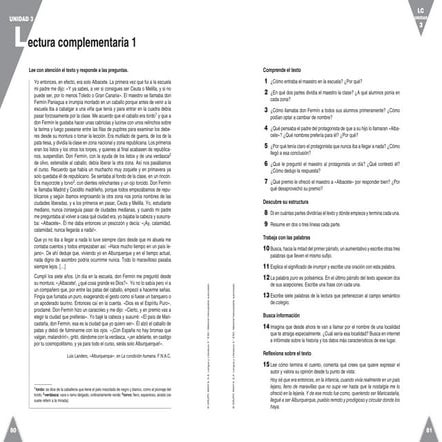 Comprehensive Spanish Reading Comprehension and Literary Analysis ...
