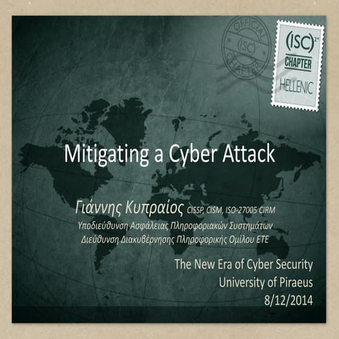 4. Mitigating a Cyber Attack | PDF