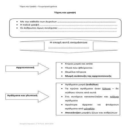 4. Η τέχνη και η γραφή | PDF
