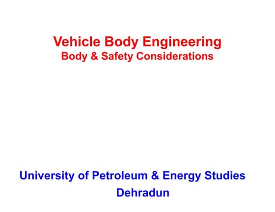 Vehicle Body Engineering Bus Body Details | PPT | Auto Type | Automotive