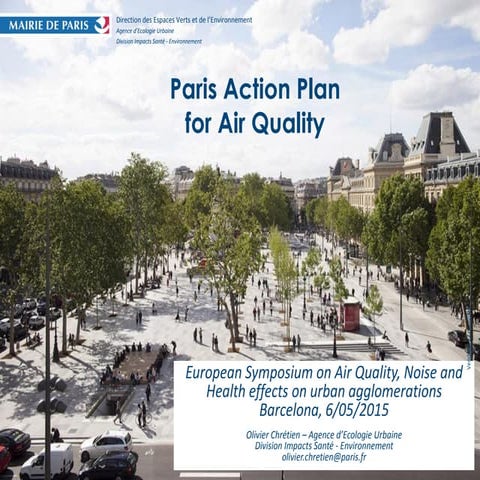 Paris Action Plan for Air Quality | PDF