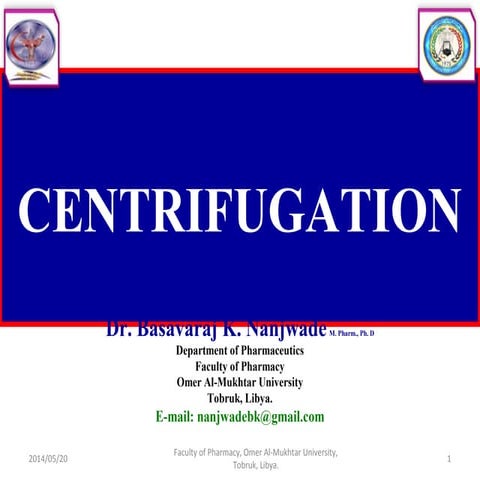 Centrifugation | PPT