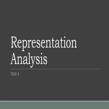 4.representation analysis | PPT