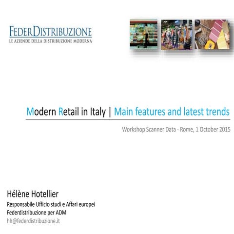 Evolution of the retail trade market and the role of modern ...