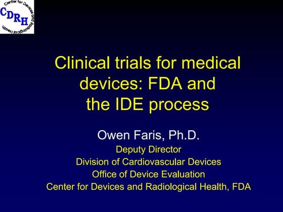 Clinical Trials With Medical Devices | PDF | Surgery | Medical Health