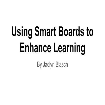 Smart Boards | PPT