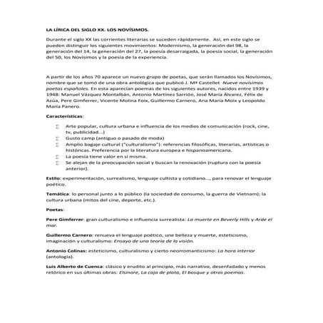 Los novísimos | PDF