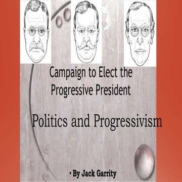 Politics of the Progressive Era USA | PPTX