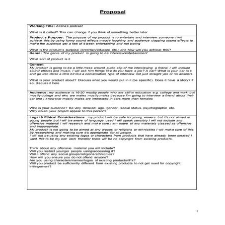 4. proposal podcast p6 | DOCX