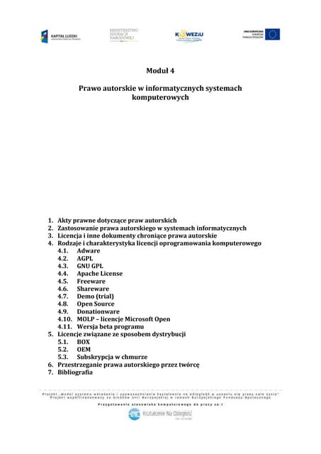 Zasady korzystania z programów komputerowych | PPT