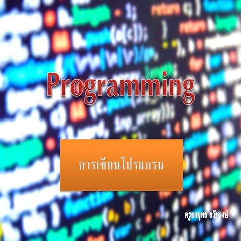 4.programming | PPT