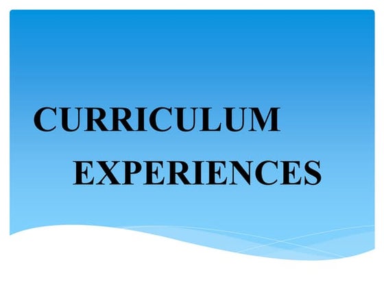 Elements of curriculum | PPTX