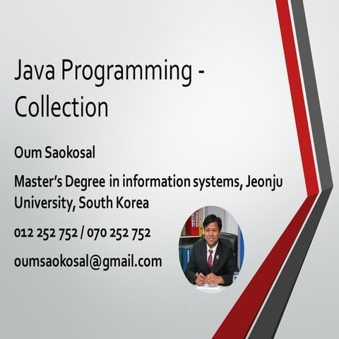 Java Oop Programming Language Part 4 Collection Ppt 