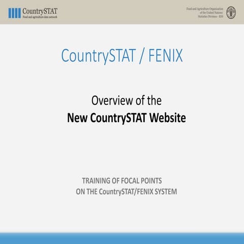 "FENIX System Overview" | PPT