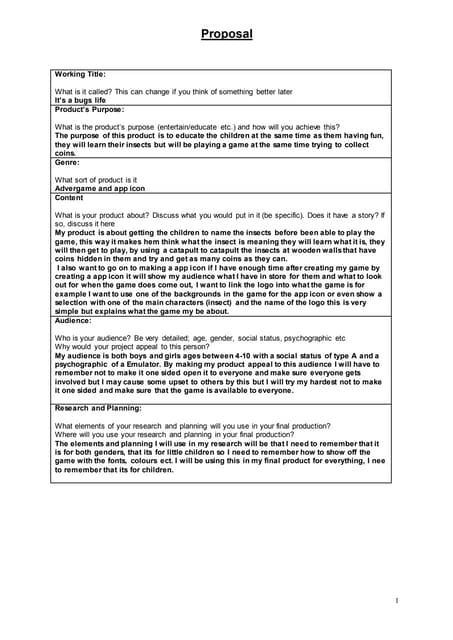 Proposal - Audio | PDF