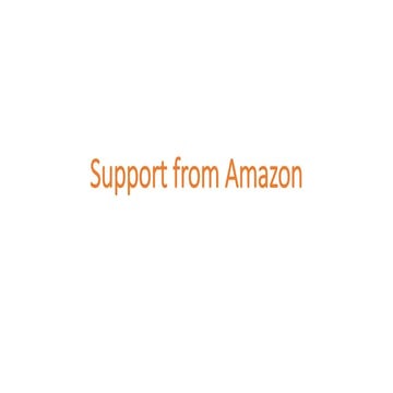 Support from amazon | PPT