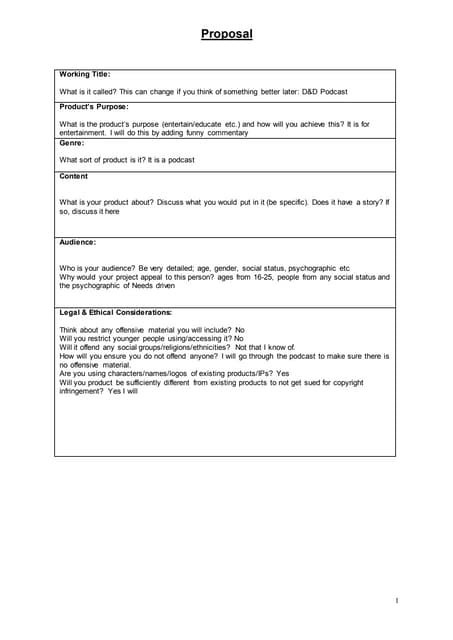 4. proposal podcast p6 | DOCX
