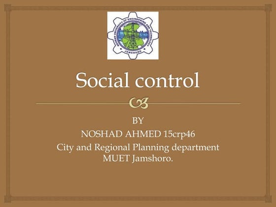 Unit 11 social control | PPTX