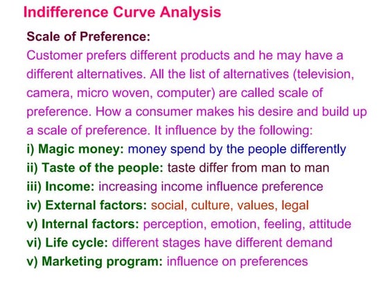 Indifference curve and budget line | PDF
