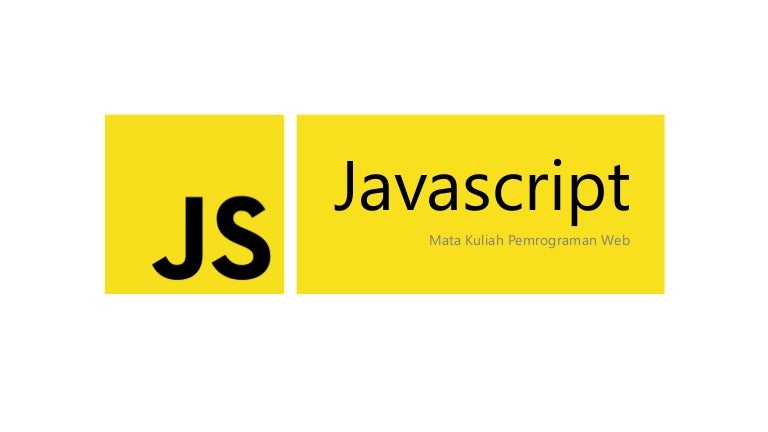 Pemrograman Web 5 - Javascript