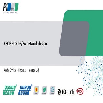 4. PROFIBUS DP and PA network design - Andy Smith | PDF