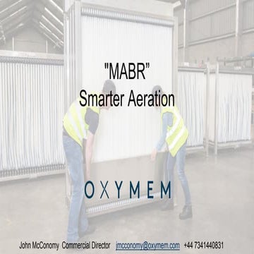 OxyMem - MABR Technology | PPTX