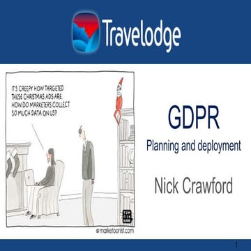 Travelodge GDPR Case Study | PPTX