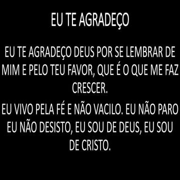 Kleber lukas te agradeço | PPTX